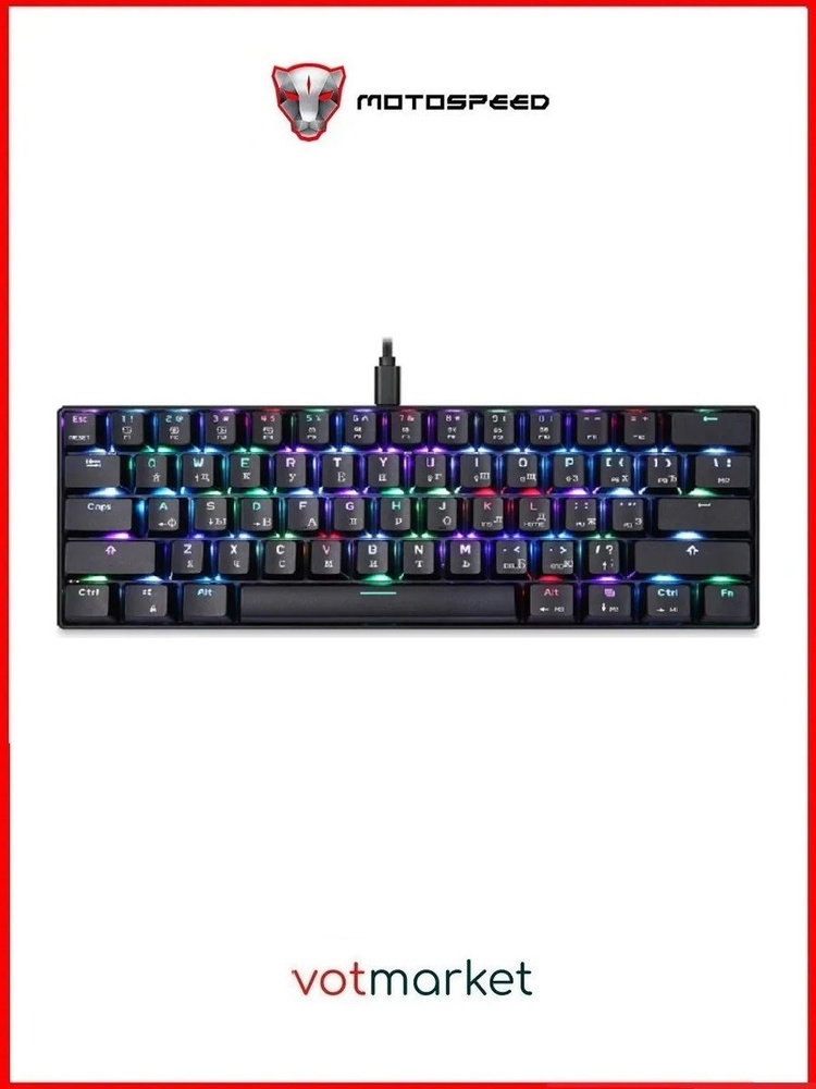 Механическая клавиатура Motospeed Motospeed_CK62// купить по низкой ...