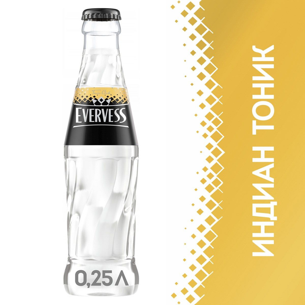 Газированный напиток Evervess Tonic / Эвервес стекло (0,25л*12шт ...