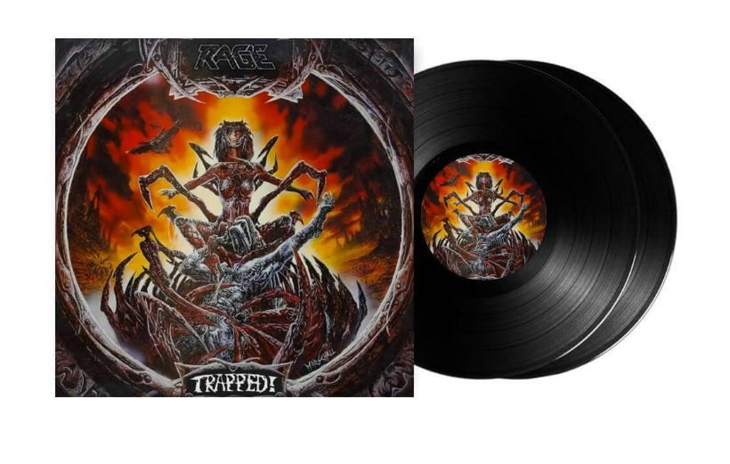 RAGE - TRAPPED 2-LP 30th Anniversary-Edition пластинка Виниловая ...