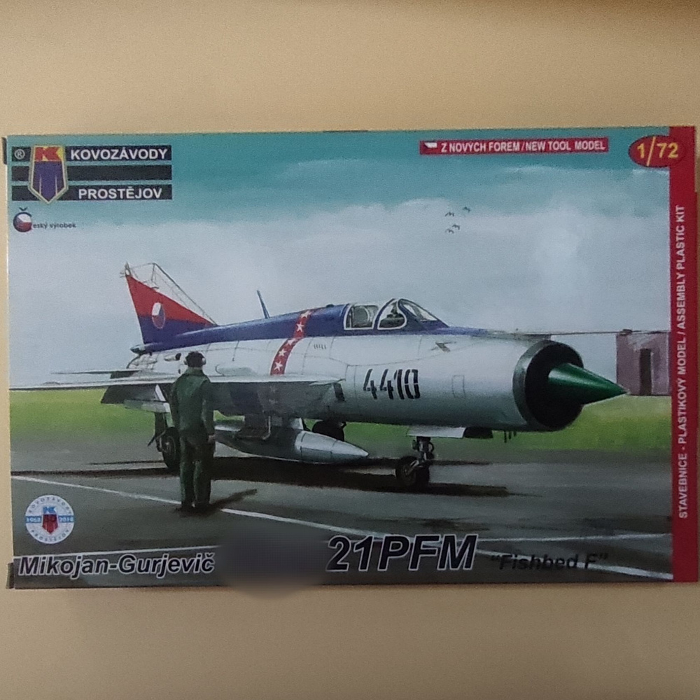 Сборная модель самолета Микоян и Гуревич тип 21ПФМ, KP Models, KPM0122 ...