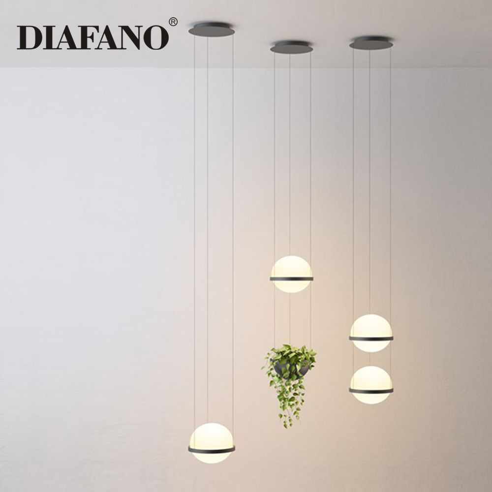Люстра потолочнаяDIAFANOСовременный подвесной светильник для растений ...
