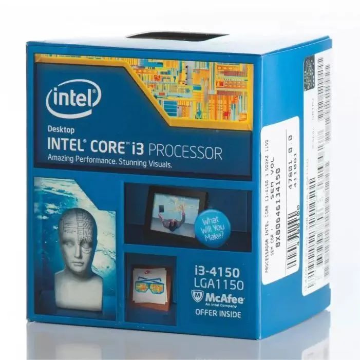 Процессор Intel Core i3 4-го поколения, OEM (без кулера), 2 яд., 3,5 ...
