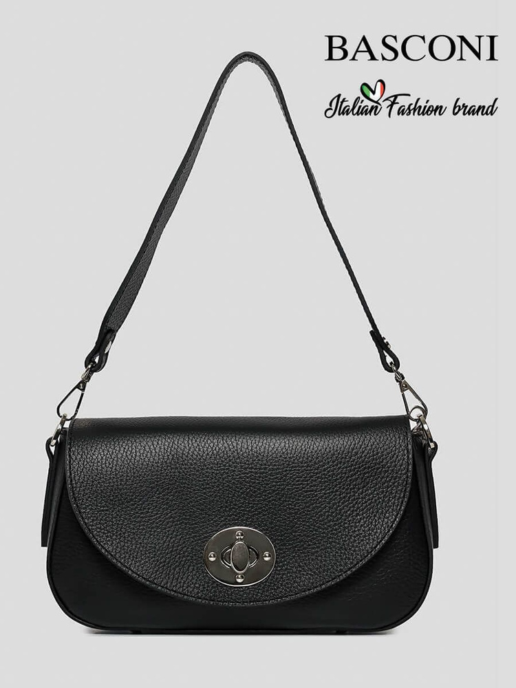 BASCONI Сумка багет, на плечо купить на OZON по низкой цене (1953365331)