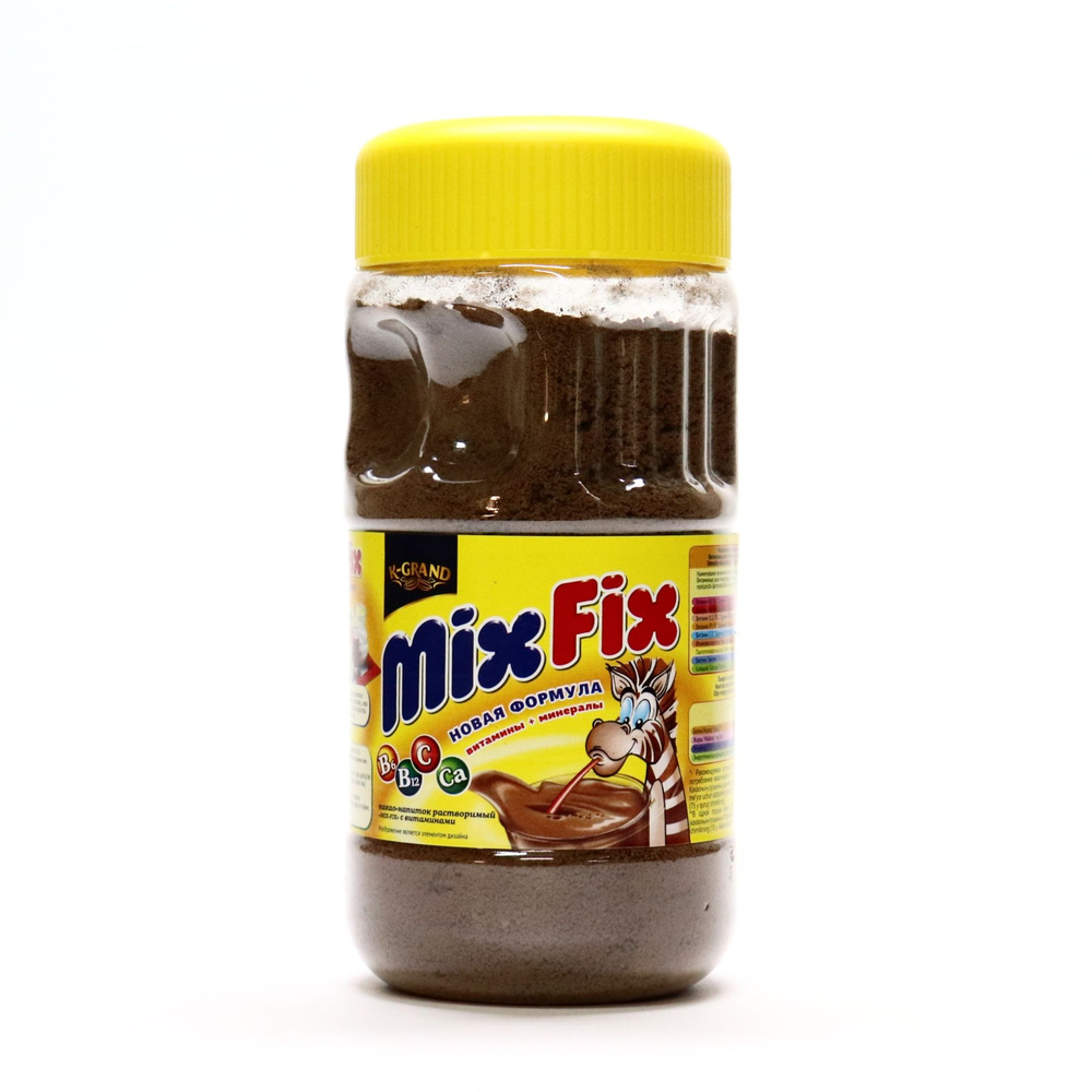 Mix Fix Какао-напиток растворимый с витаминами, 375 гр - купить с доставкой по выгодным ценам в ...