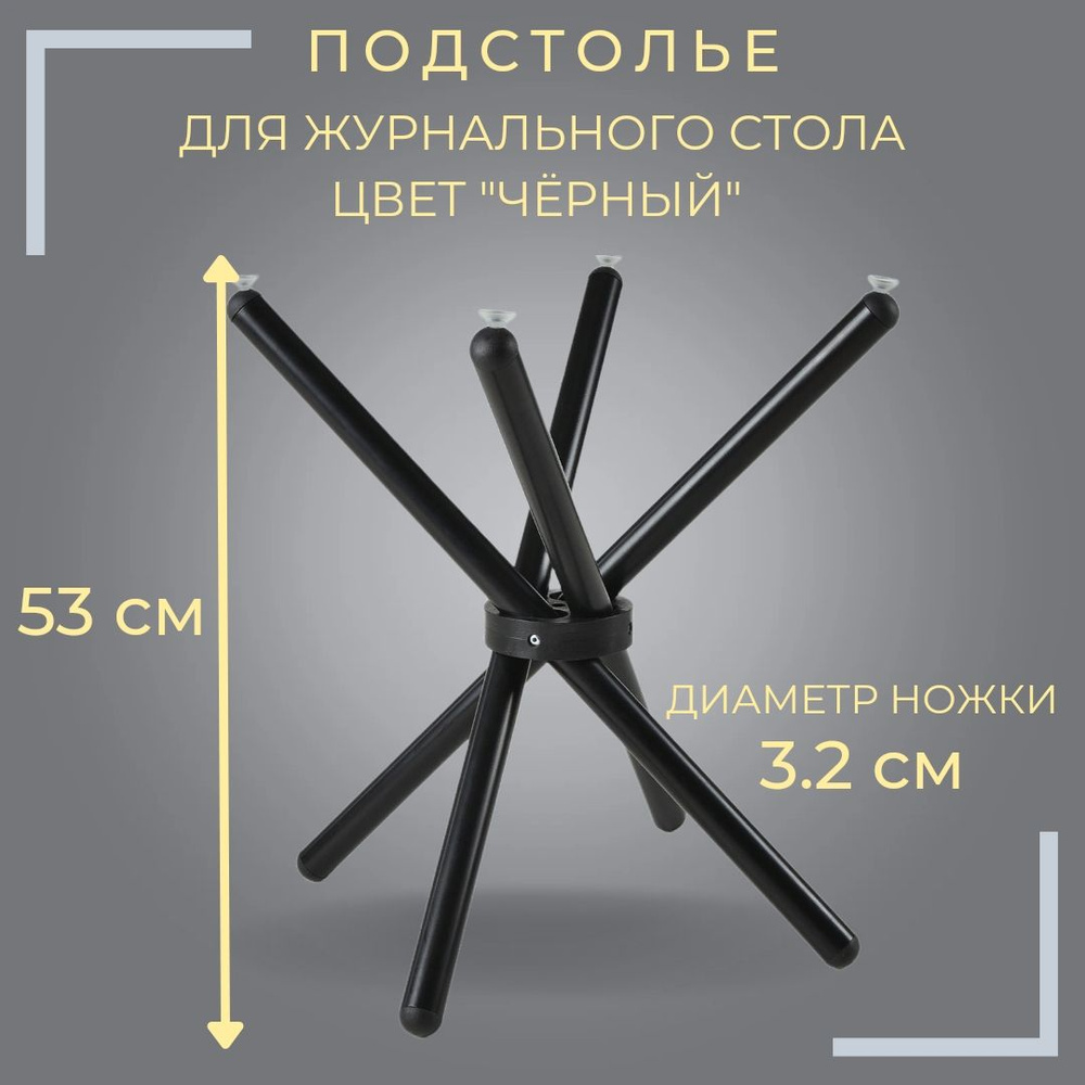 Ножки (подстолье) для журнального столика со стеклянной столешницей ...