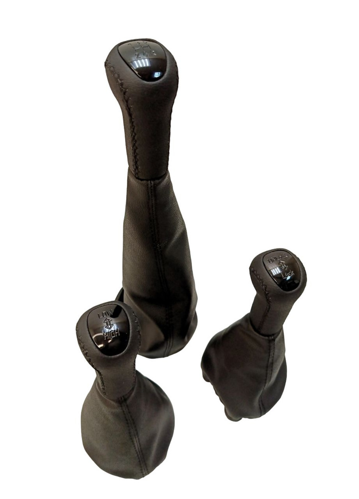 Комплект ручек + чехлов КПП для 2121 4x4 21213, 21214 Черная строчка. купить c доставкой на OZON ...