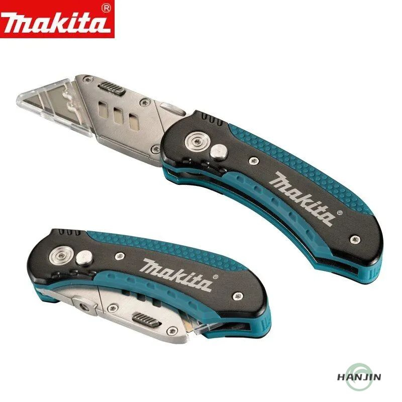 Быстросменный складной нож Makita E-10908 с 10 лезвиями - купить по ...