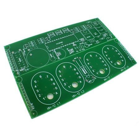 Печатная плата для сборки Ламповых часов на лампах ИН-12 / PCB clock IN ...