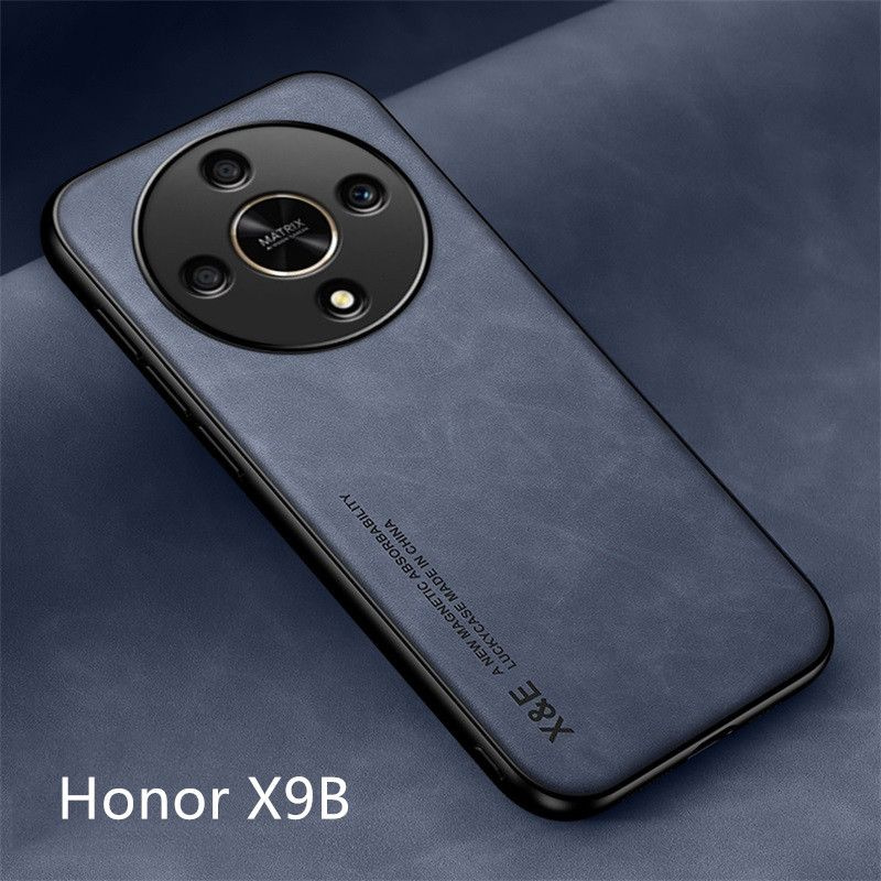 Кожа чехол для Honor X9B Магнитное притяжение внутри ( Хонор X9B ...