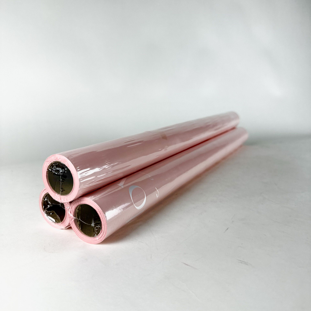 Пленка для упаковки подарков в рулоне 58смх10м розовая 3 рулона ...
