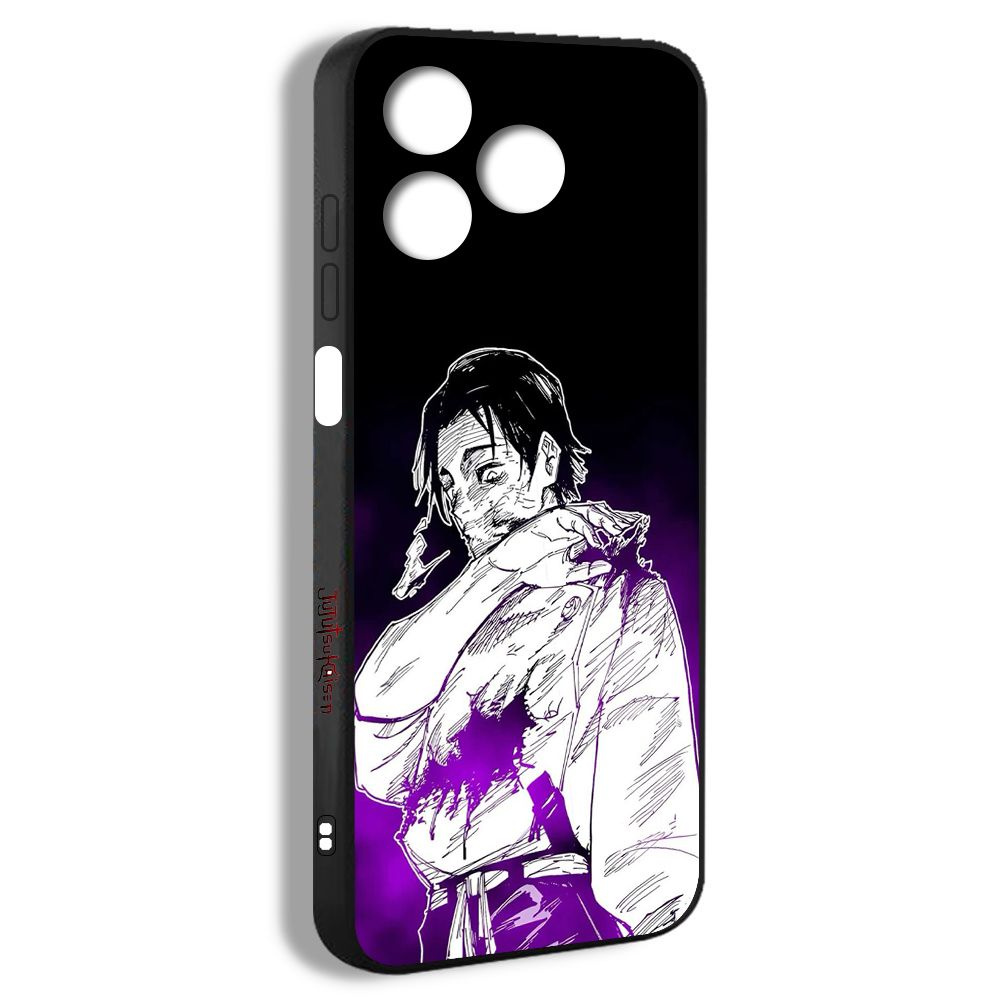 чехол для смартфона Подходит для Tecno Spark 10 4g Магическая битва аниме юта оккоцу рисунок