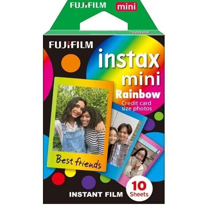 Картриджи Instax mini (10 снимков)-Радужная кайма - купить с доставкой ...