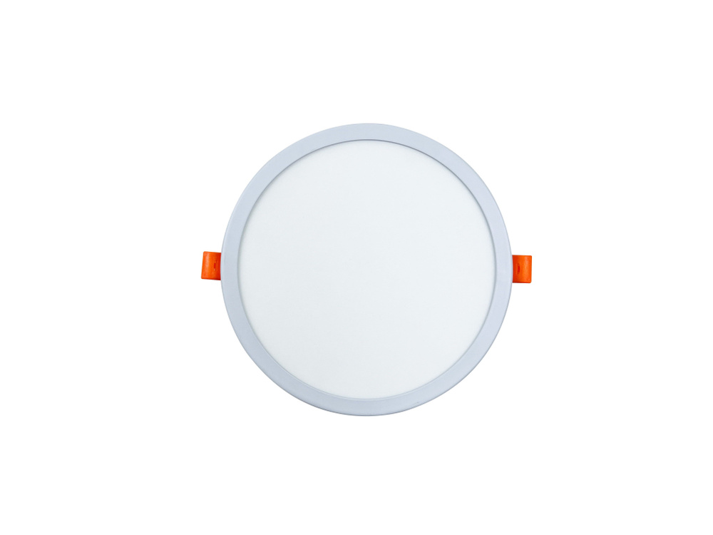 Светильник встраиваемый круглый 6W, 185-265 В, белый 6500K, 3 штуки ...