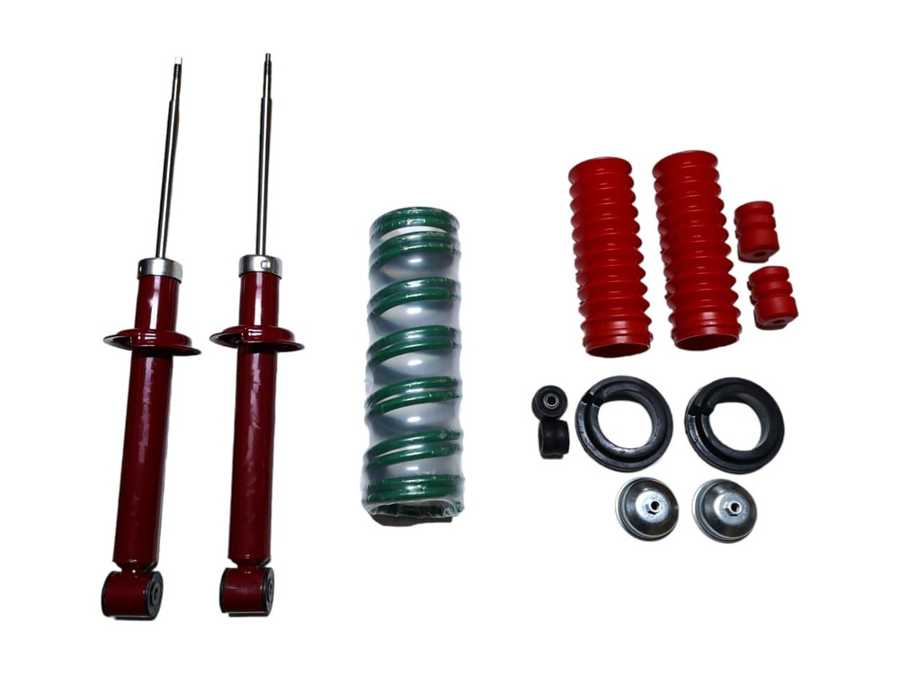 Амортизаторы задней подвески Demfi ВАЗ 2170 Приора (пружины, буферы, кожухи) (газомасляные -70 ...