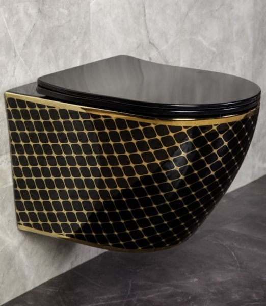 Унитаз подвесной Zandini Firenze Z19-17B безободковый купить на OZON по низкой цене (831483001)