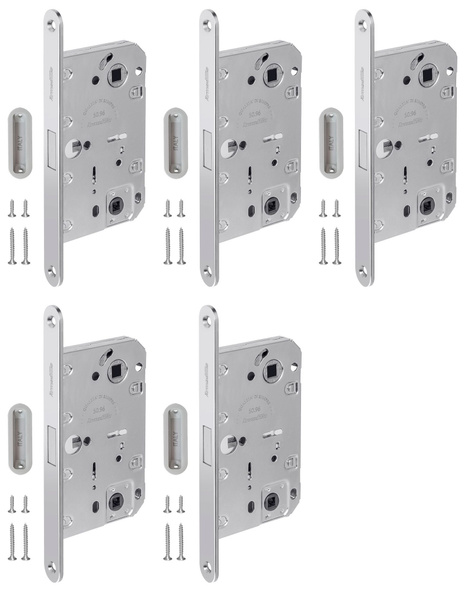 Магнитная защелка WC Armadillo GRAVITY G01.196.50.96 CP (планка 196 мм) хром, с ответной планкой ...