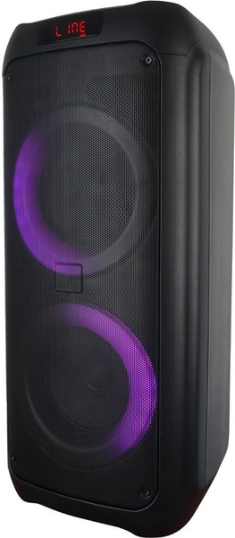 Портативная беспроводная акустическая система Mivo MD-650 колонка c RGB-подсветкой и с караоке ...