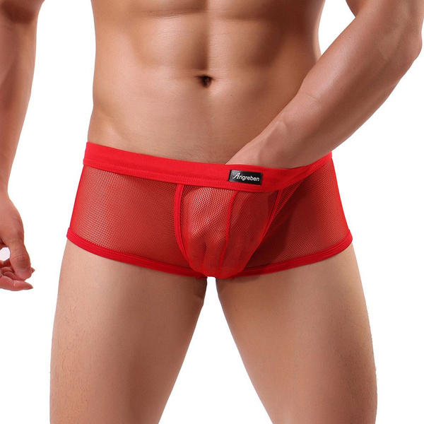 Трусы Мужской HXD Хлопок рыжий, размер 46 В сеточку Китай купить c доставкой на OZON по низкой ...