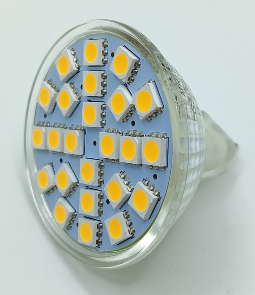 10шт Светодиодная лампа MR16 LED/3W/G5.3/24V/3500k купить на OZON по ...