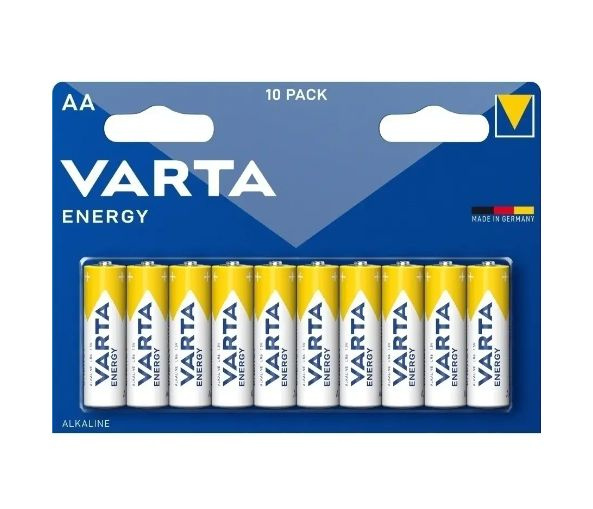 Набор из 10 батарей Varta Energy AA - купить с доставкой по выгодным ...