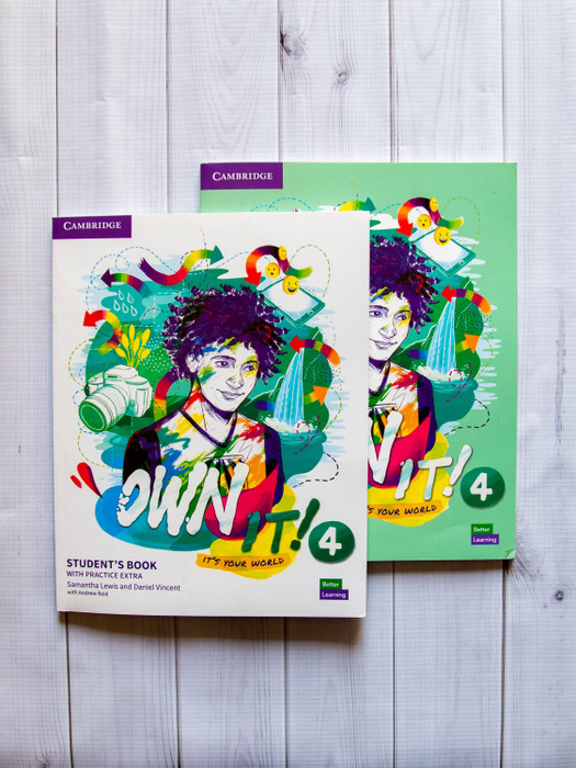 Own it! Level 4. Комплект. Student's Book with Practice Extra, Workbook,CD БЕЗ КОДА ДОСТУПА ...