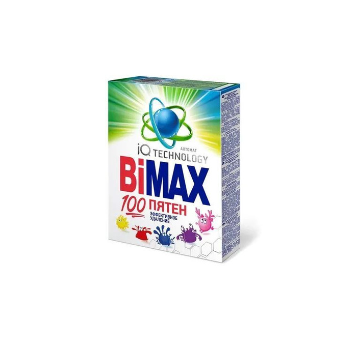 Стиральный порошок BiMax-автомат 100 пятен 400 гр - купить с доставкой по выгодным ценам в ...