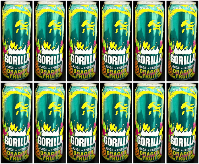 Энергетический напиток Горилла Драгон Ананас (Gorilla Dragon fruit ...