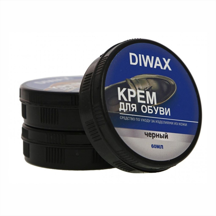 DIWAX Крем для обуви в банке ЧЕРНЫЙ 60 мл - купить с доставкой по ...