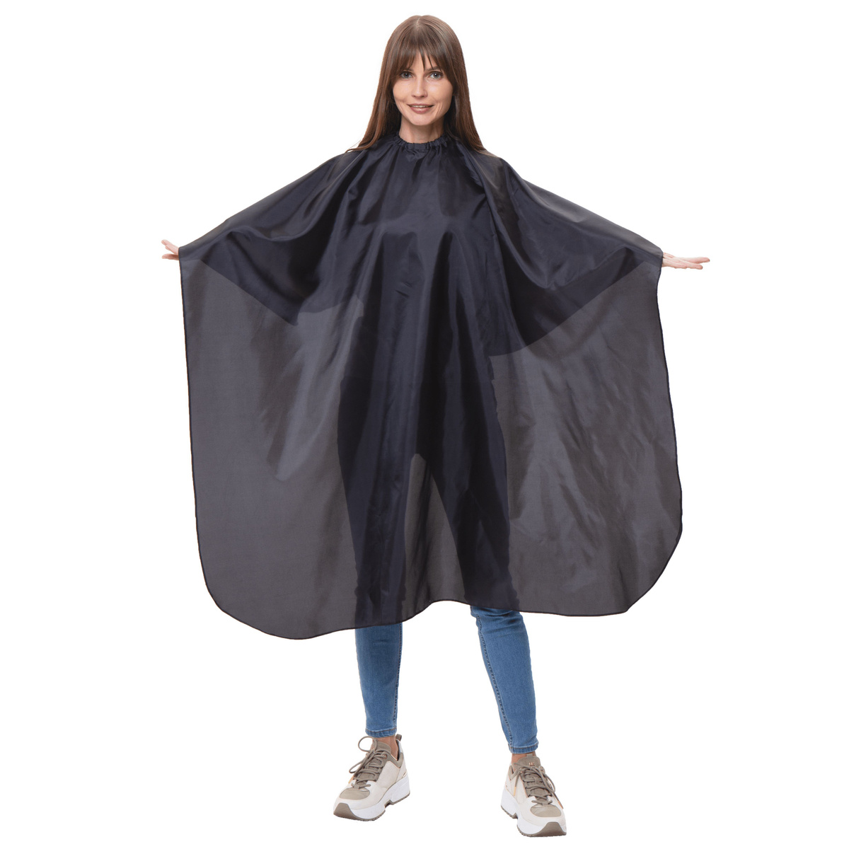 Пеньюар для стрижки волос и укладки парикмахерский, пелерина для ...