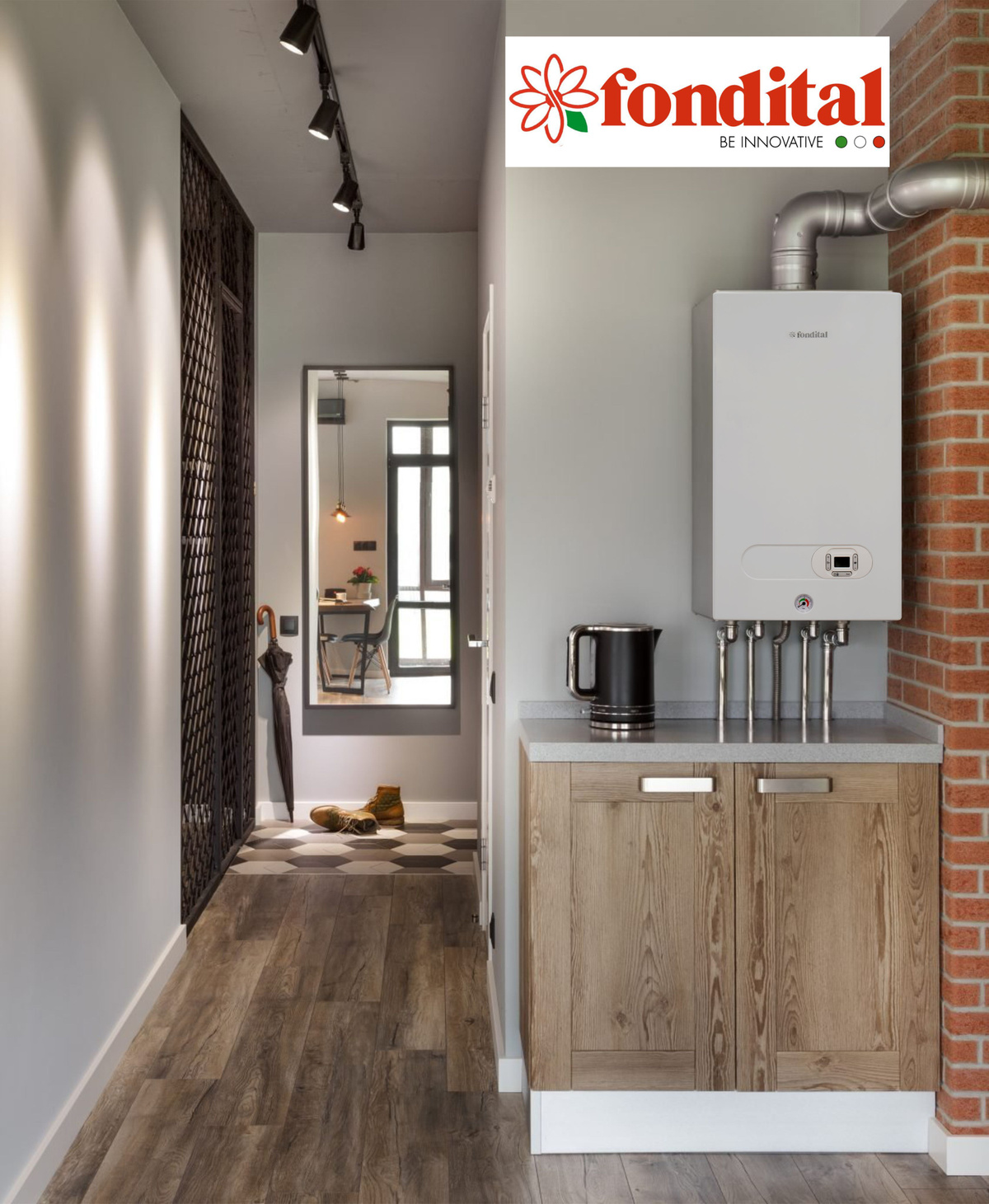 Газовый котел Fondital 25 кВт Minorca CTN 24 CU (открытая камера сгорания) - купить по выгодной ...