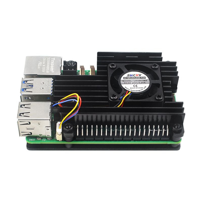 Raspberry Pi 5 поколения Raspberry Pi 5 Материнская плата Защитный корпус из алюминиевого сплава