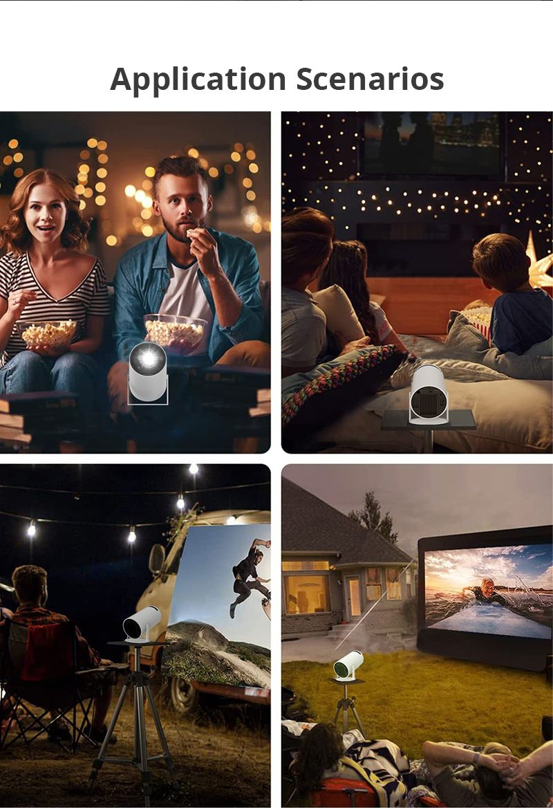 WEMI Проектор для фильмов projector, 1LCD, белый купить на OZON по ...