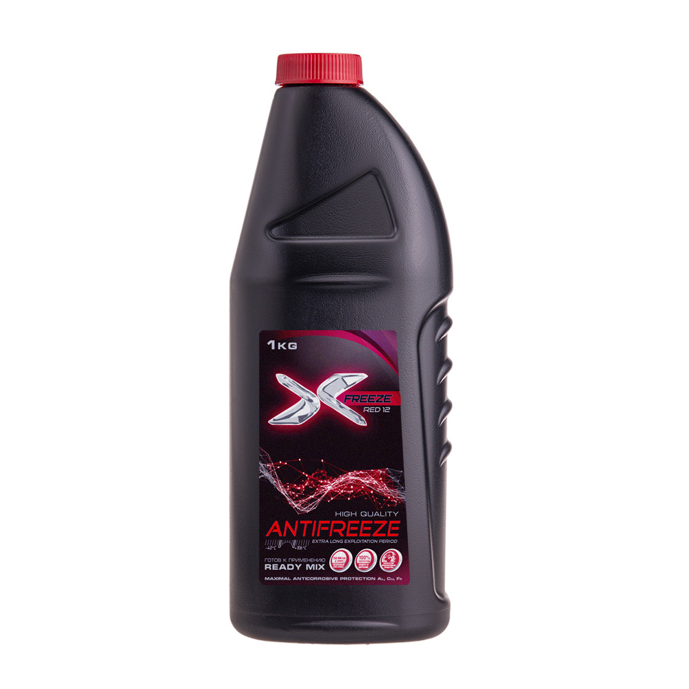 Антифриз X-FREEZE Red, в п/э бут.1кг купить на OZON по низкой цене ...