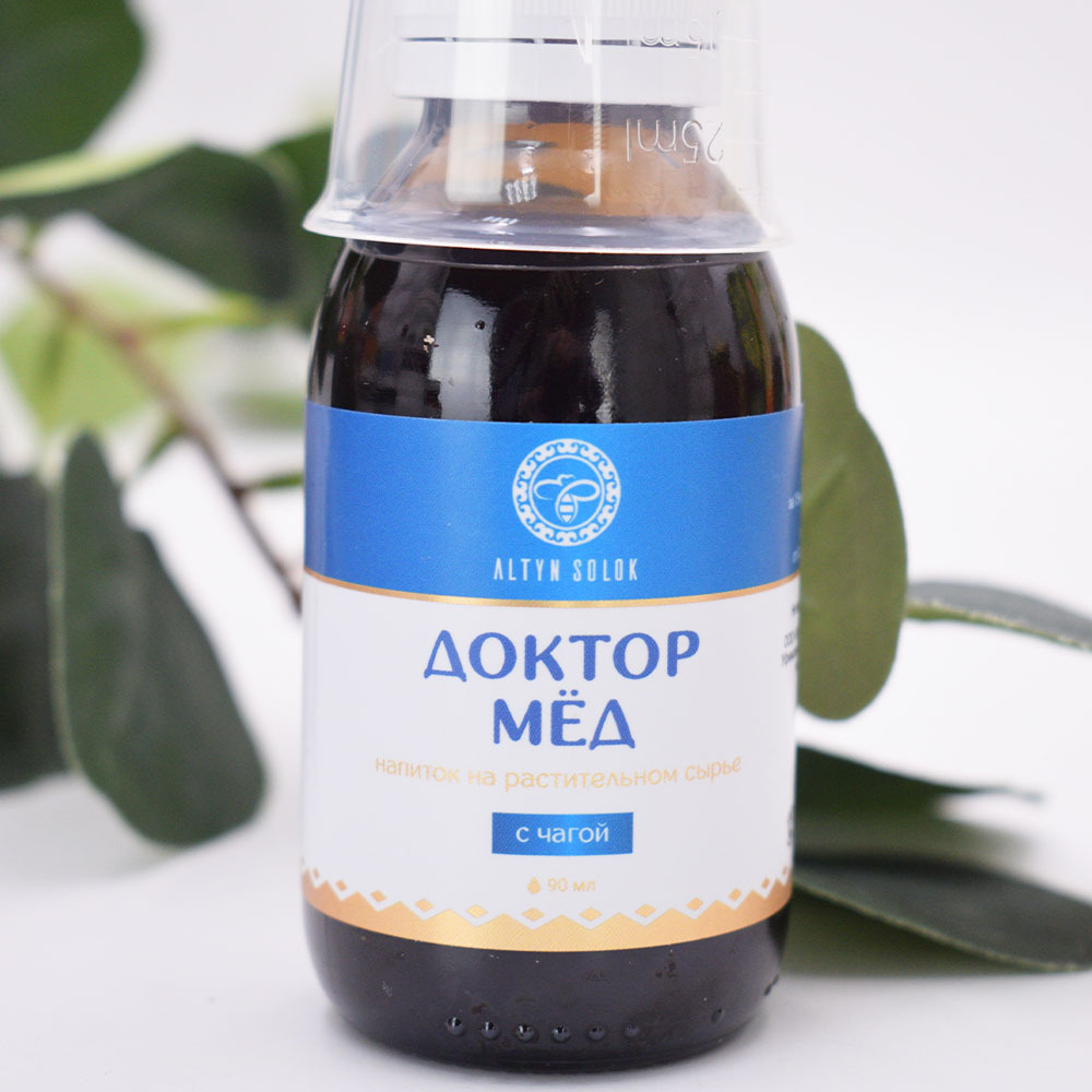 ALTYN SOLOK / Напиток на растительном сырье "Доктор Мёд" с чагой ...