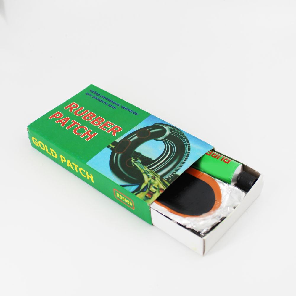 Ремкомплект для велосипедных камер и шин, 9 заплаток + клей Велоаптечка ...