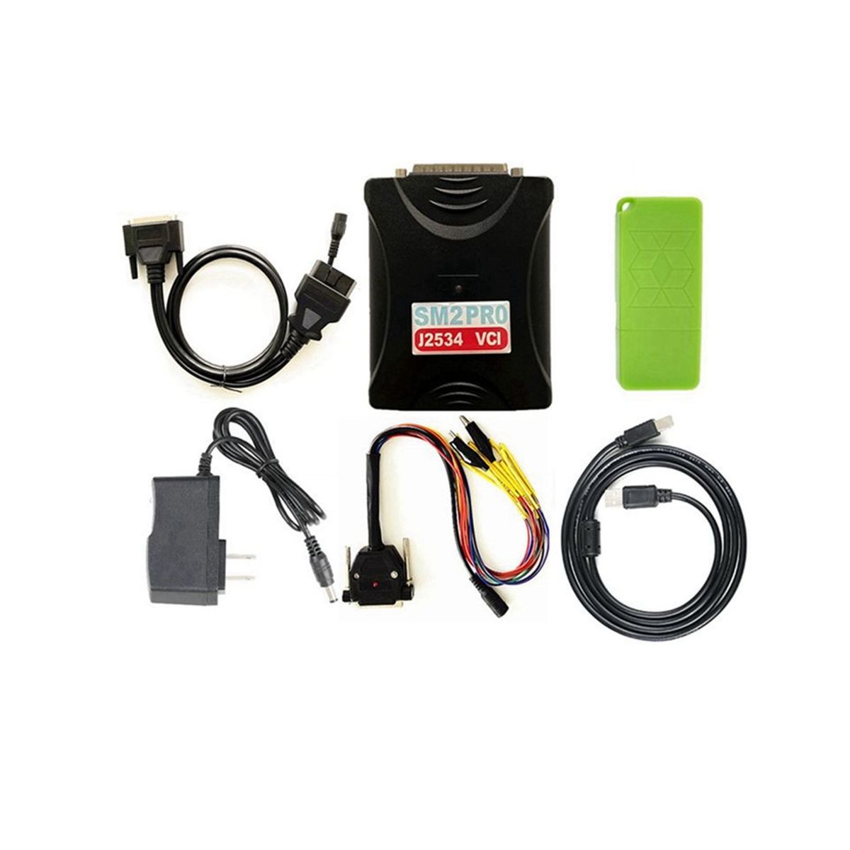 SM2 Pro J2534 VCI ECU Programmer Tool портированный 67 модулей US Plug ...