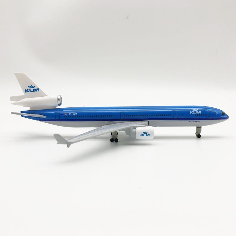 Металлическая модель самолета KLM 20 см с шасси купить на OZON по ...