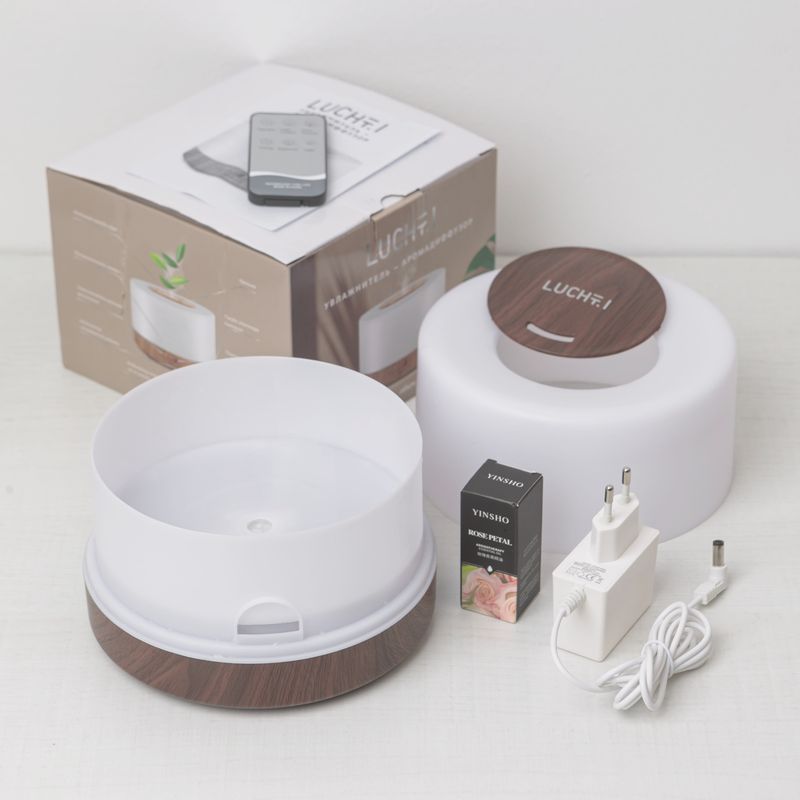 Увлажнитель воздуха LUCHT.I в комплекте с пультом ДУ и аромомаслом ...