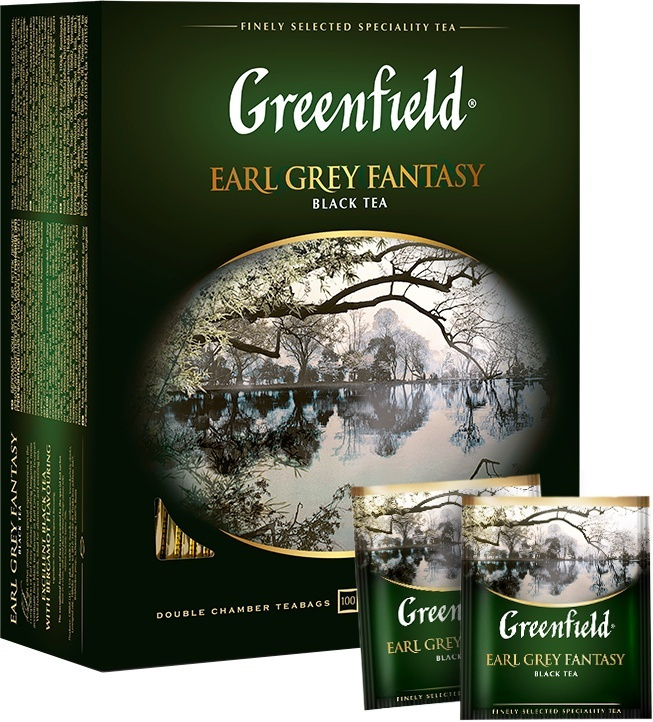Чай в пакетиках черный Greenfield Earl Grey Fantasy, Гринфилд Эрл Грей ...