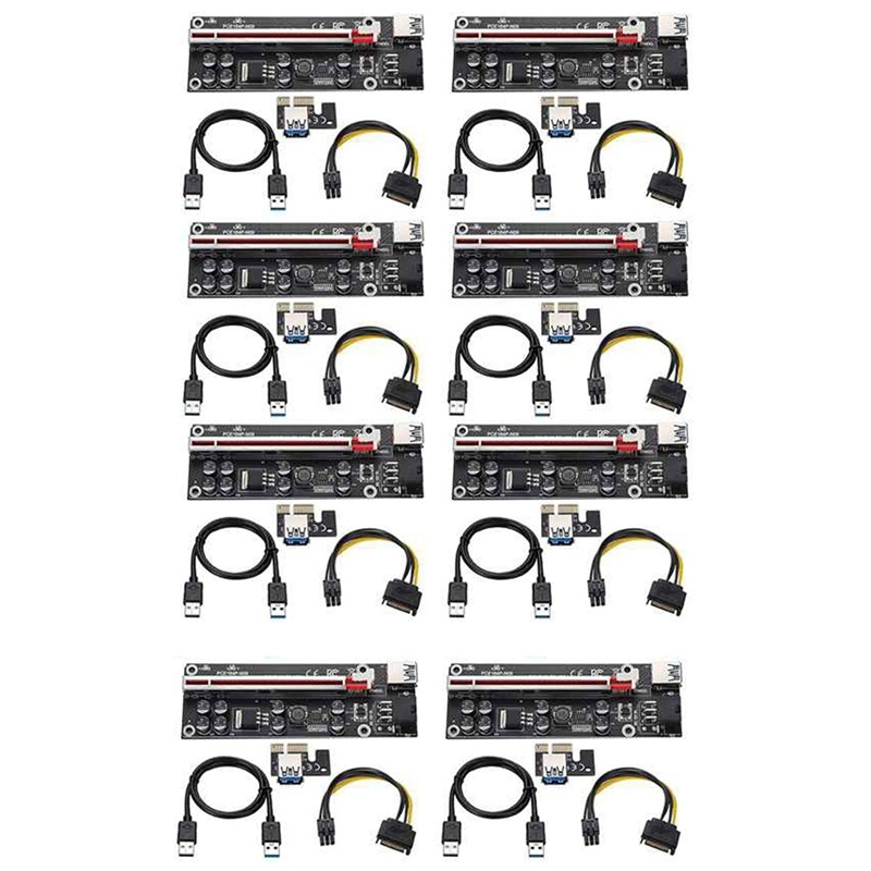 шт. графический адаптер PCIE/PCI-E Riser 009S Plus PCI E X16 PCI(B ...