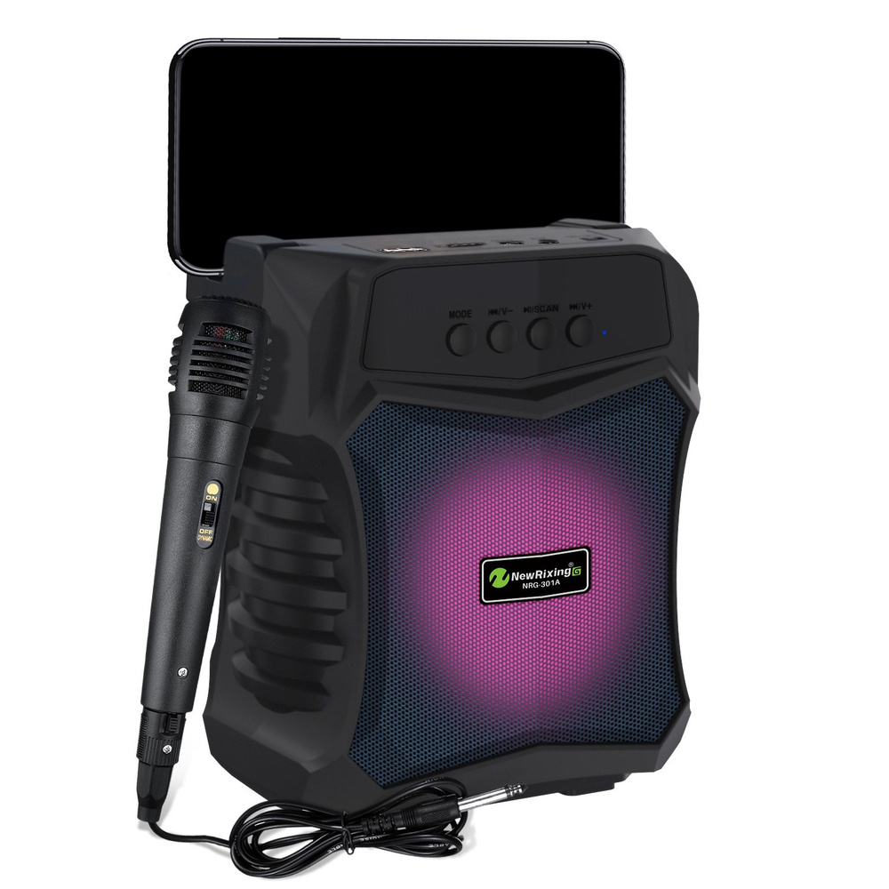 Умная колонка NewRiXing NRG-301 Портативный Bluetooth-динамик с ...