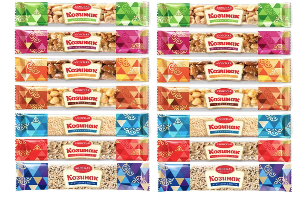 Козинаки 14 в 1 ( 830г ) /Козинак арахисовый 60г., Козинак из грецкого ...