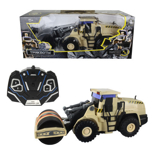 1TOY Трансформер (Строительный каток) на пульте управления - купить с доставкой по выгодным ...