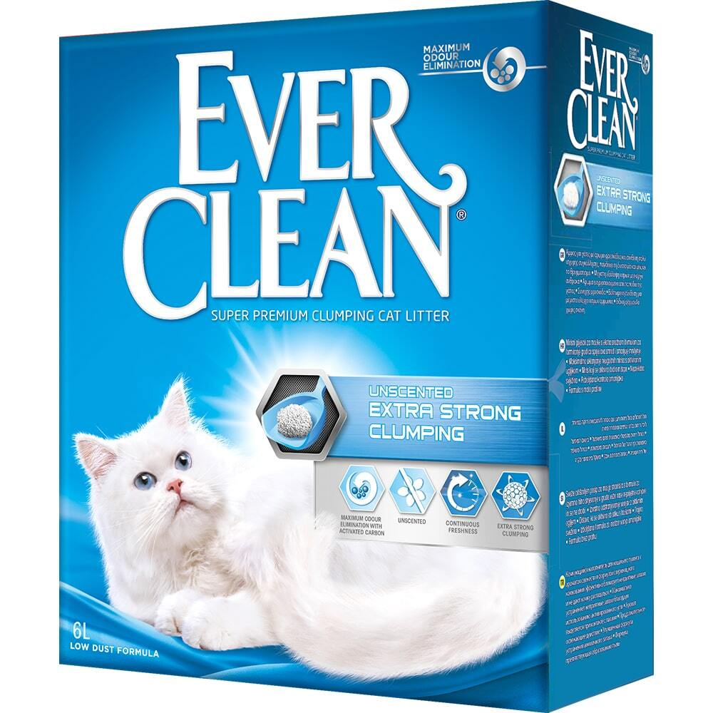 Ever Clean Extra Strong Clumping комкующийся наполнитель без аромата 6 ...