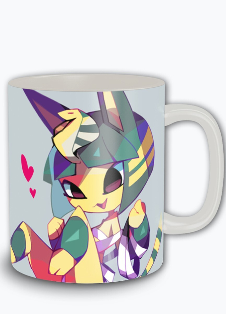 Кружка "мемы анкха ankha animal crossing, энимал кроссинг - 5773", 350 ...