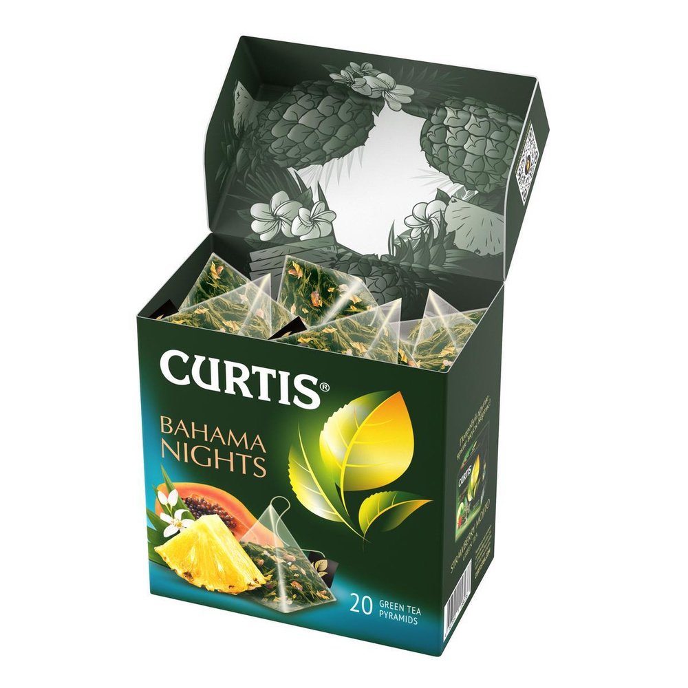 Чай Curtis Exotic/Bahama/Very berry 60 пирамидок - купить с доставкой ...