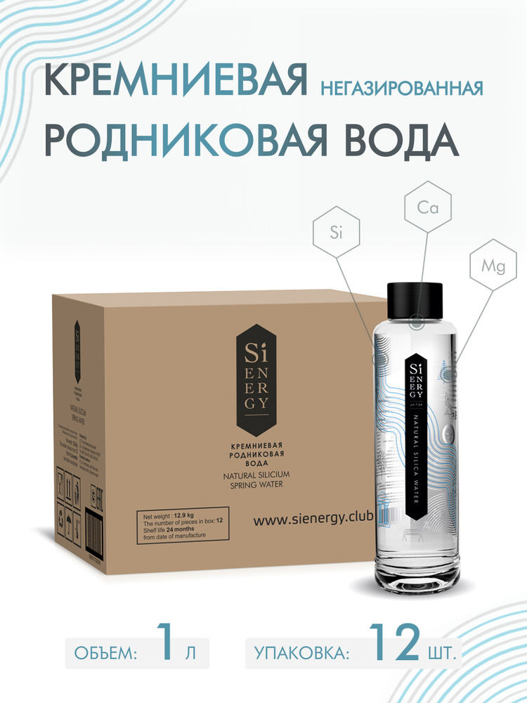 SiEnergy Вода Питьевая Негазированная 1000мл. 12шт - купить с доставкой ...