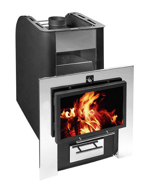 Печь Термофор "Ниагара" 16 Сетка Плазма антрацит диаметр дымохода: 115 ...