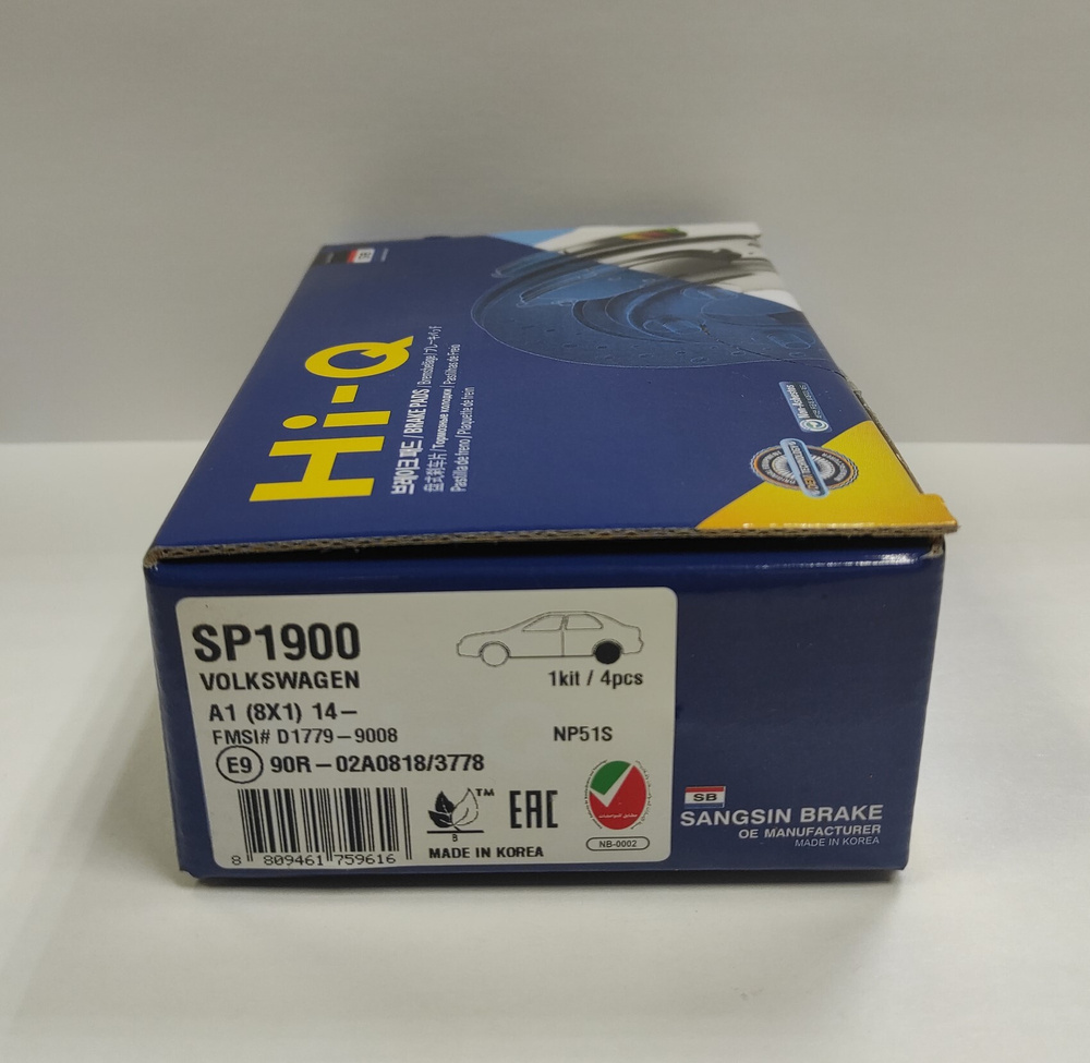 Колодки тормозные Sangsin Brake SP1900 Задние - купить по низким ценам ...