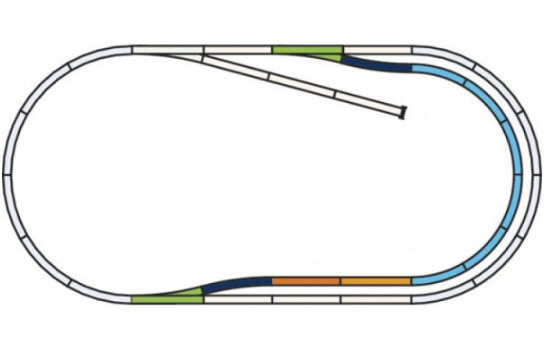PIKO 55320 TRACK SET C Набор рельсовых дополнений без подложки - рельсы ...
